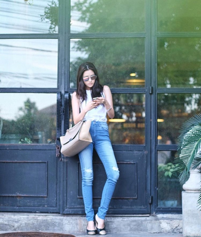 30+ แฟชั่นในวันสบายๆ ของสาว “พิม-พิมประภา” นางเอกสาวหน้าใสจาก ...