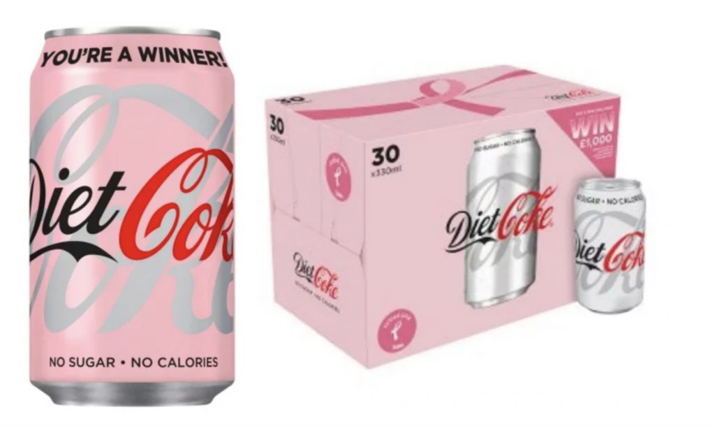 ต้อนรับเดือนแห่งการรณรงค์ต้านภัยมะเร็งเต้านม "Coke Diet Pink" กลับมาอีก ...