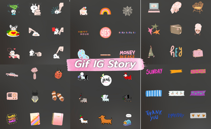 แจก .GIF น่ารักๆสำหรับใช้ใน Instagram Story ชี้พิกัดลับโดยชาว Twitter ...